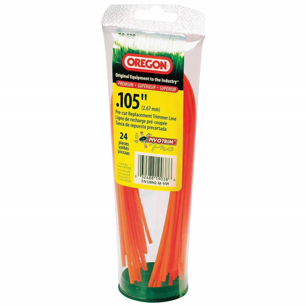 Oregon 19-038 24 PK Orange Pivotrim Line for Pivotrim Trimmer Heads 12 ...