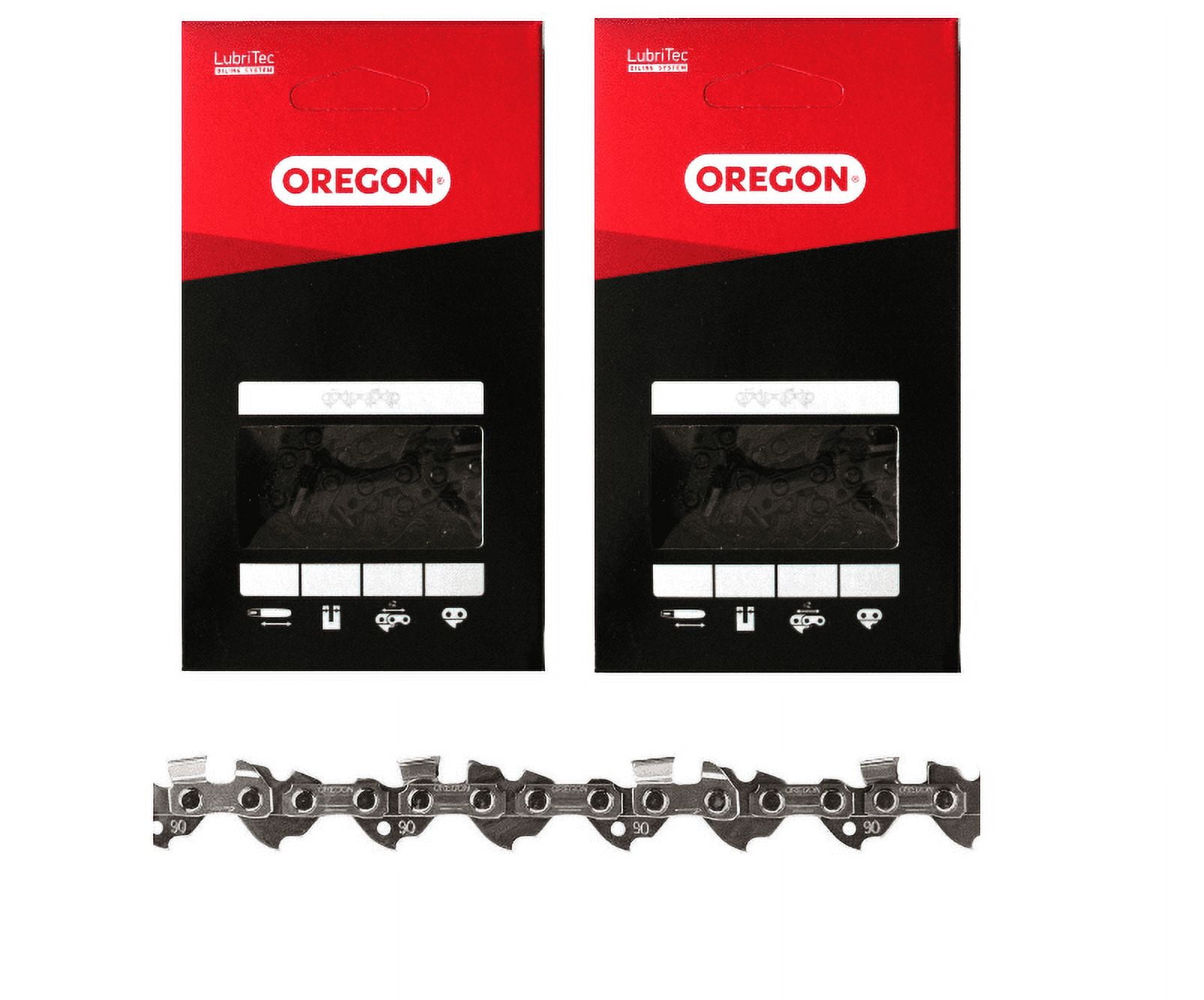 Oregon 2 PK Genuine 72EXL060G 16" AdvanceCut Saw Chain 3/8" Low Pro ...