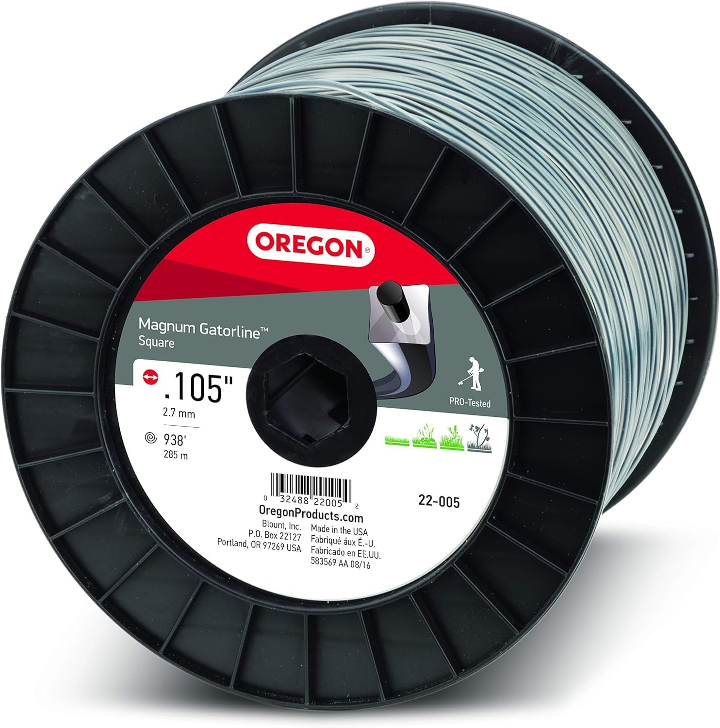 Oregon 22-005 Magnum Gatorline Square, .105", 5 Lb - Walmart.com