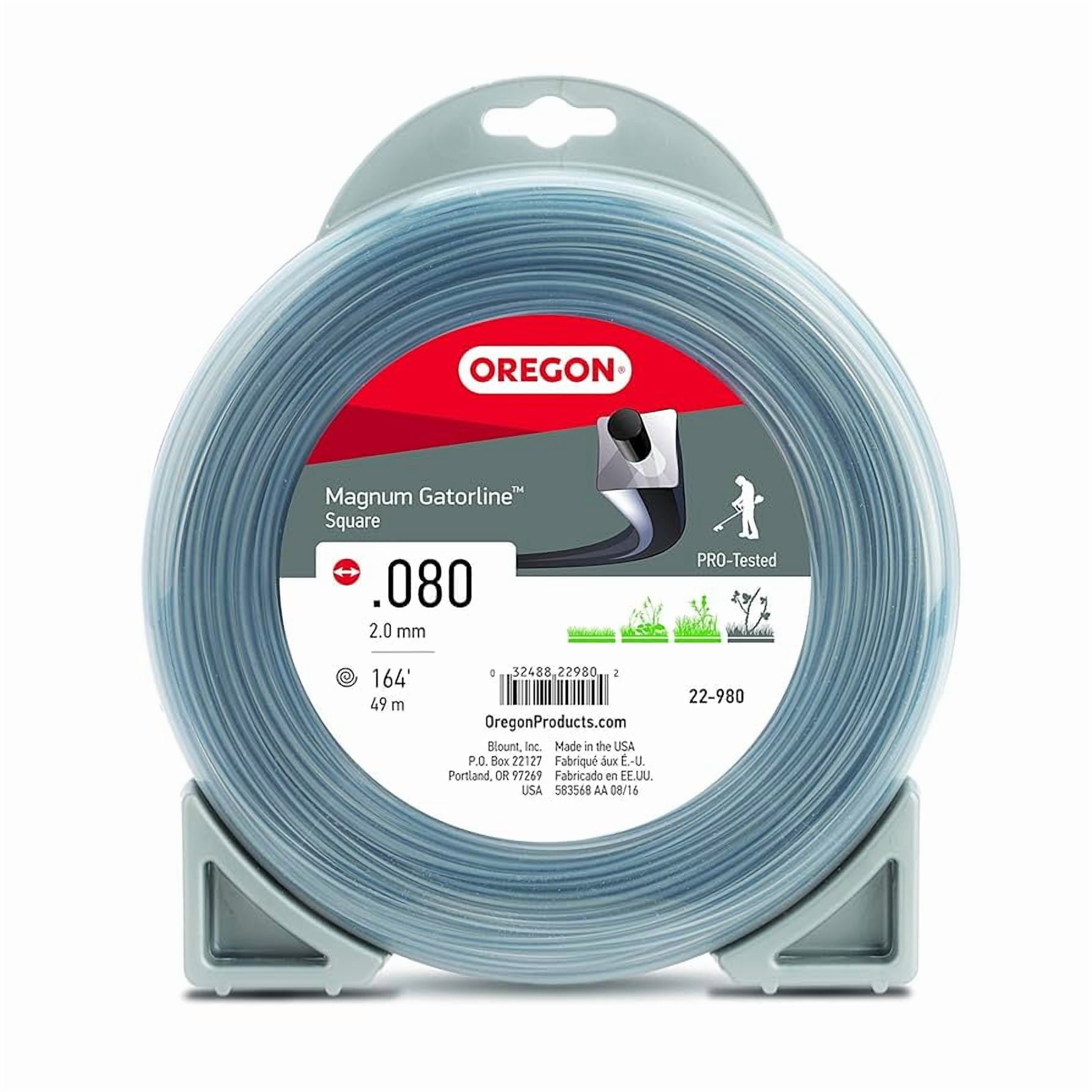 Oregon 22-980 Gatorline Square Trimmer Line .080" x 163' - Walmart.com