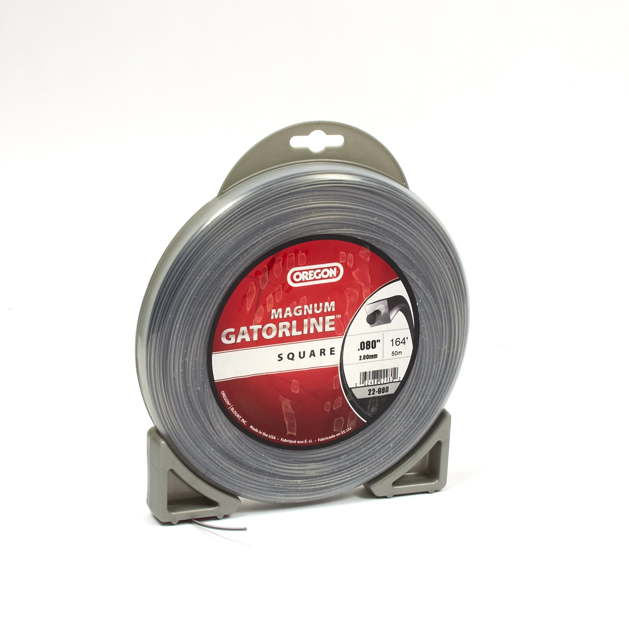 Oregon 22-980 Gatorline Square Trimmer Line .080" x 163' - Walmart.com