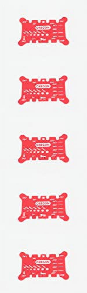 Oregon 5 Pack 556418 Chainsaw Guide Bar and Chain Measuring Tool ...
