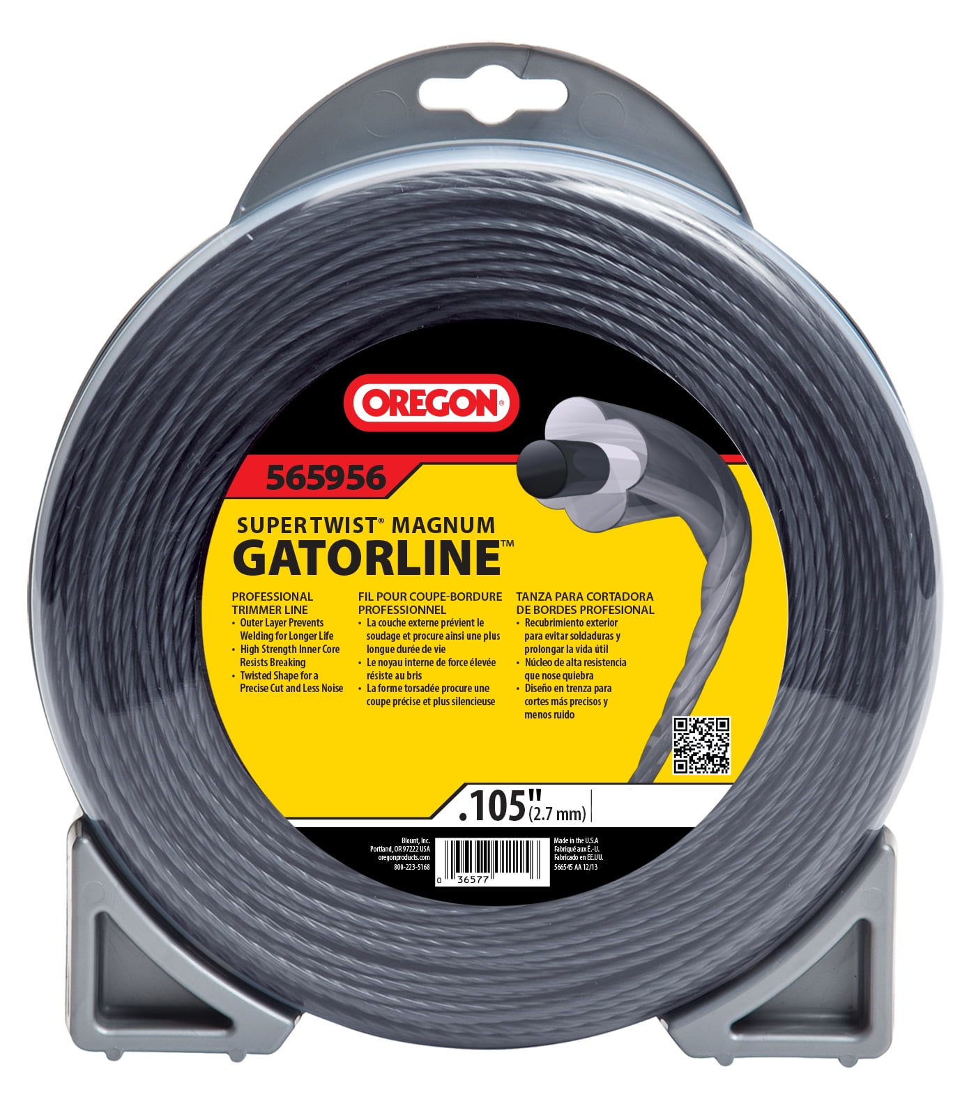 Oregon Magnum Gatorline Professional Grade 0.105 in. Dia. x 180 ft. L ...