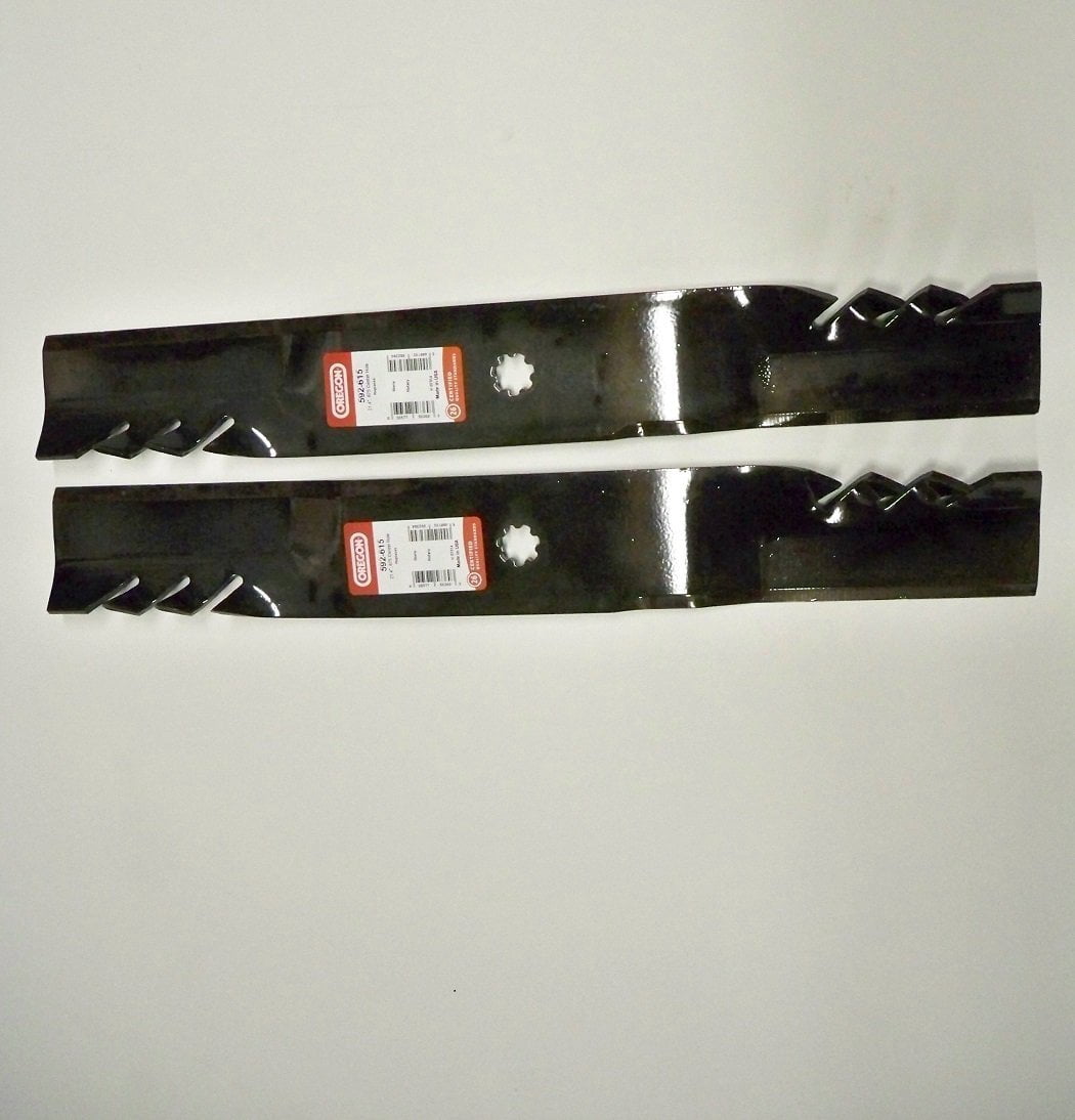 Oregon 592-615 Set of 2, Longer Life Gator Fusion G5 3-In-1 Mulching ...