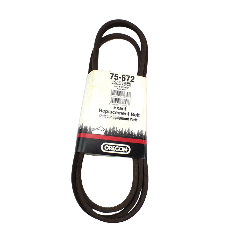 Oregon 75-672 Lawn Mower Belt John Deere M74747 1/2" X 105-1/8 ...