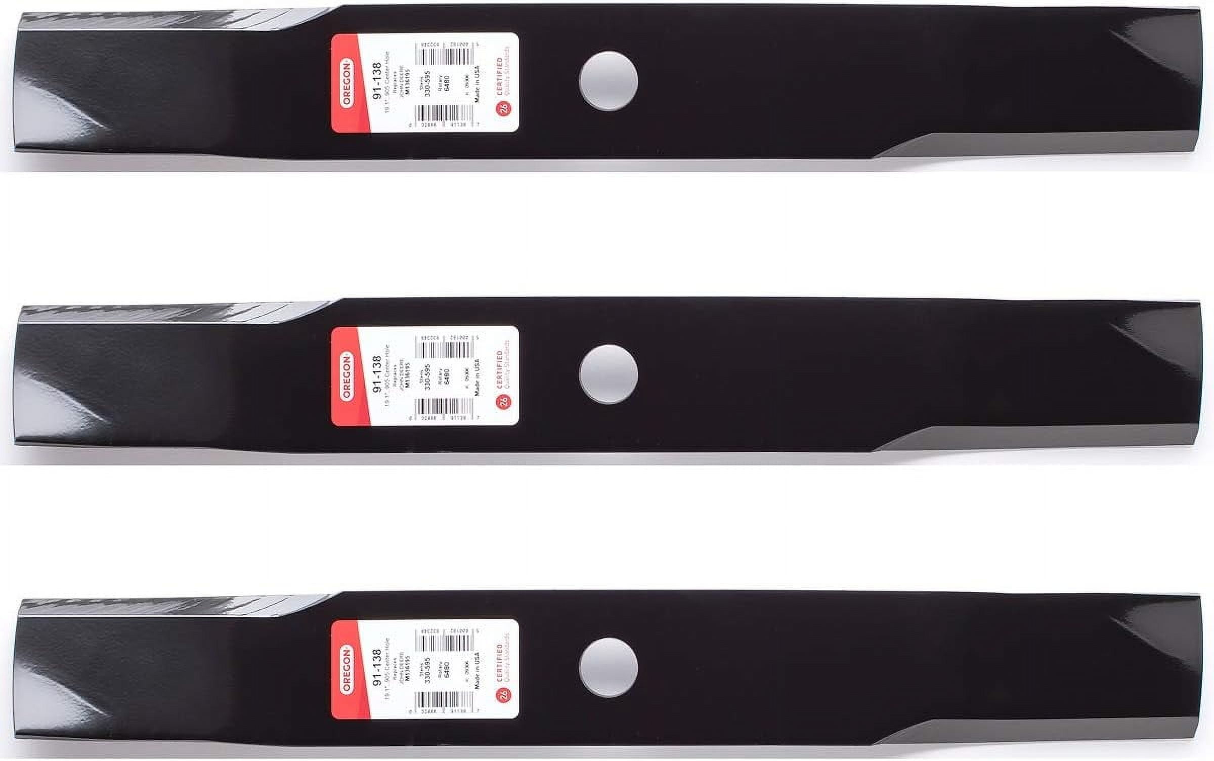 Oregon 91-138 Heavy Duty Blades for 54" John Deere M134305, M135334 ...