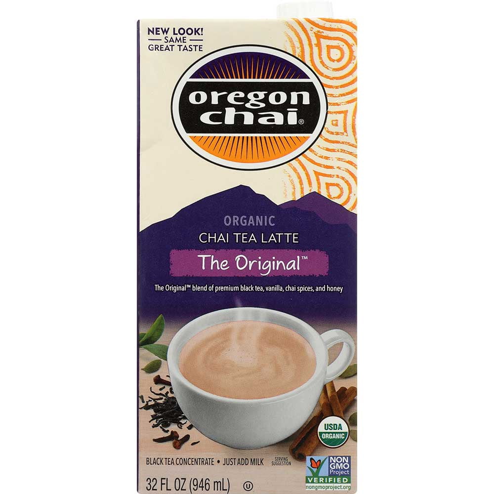 Oregon Chai Organic Original Chai Tea Lattte Concentrate - 10032, 32 ...