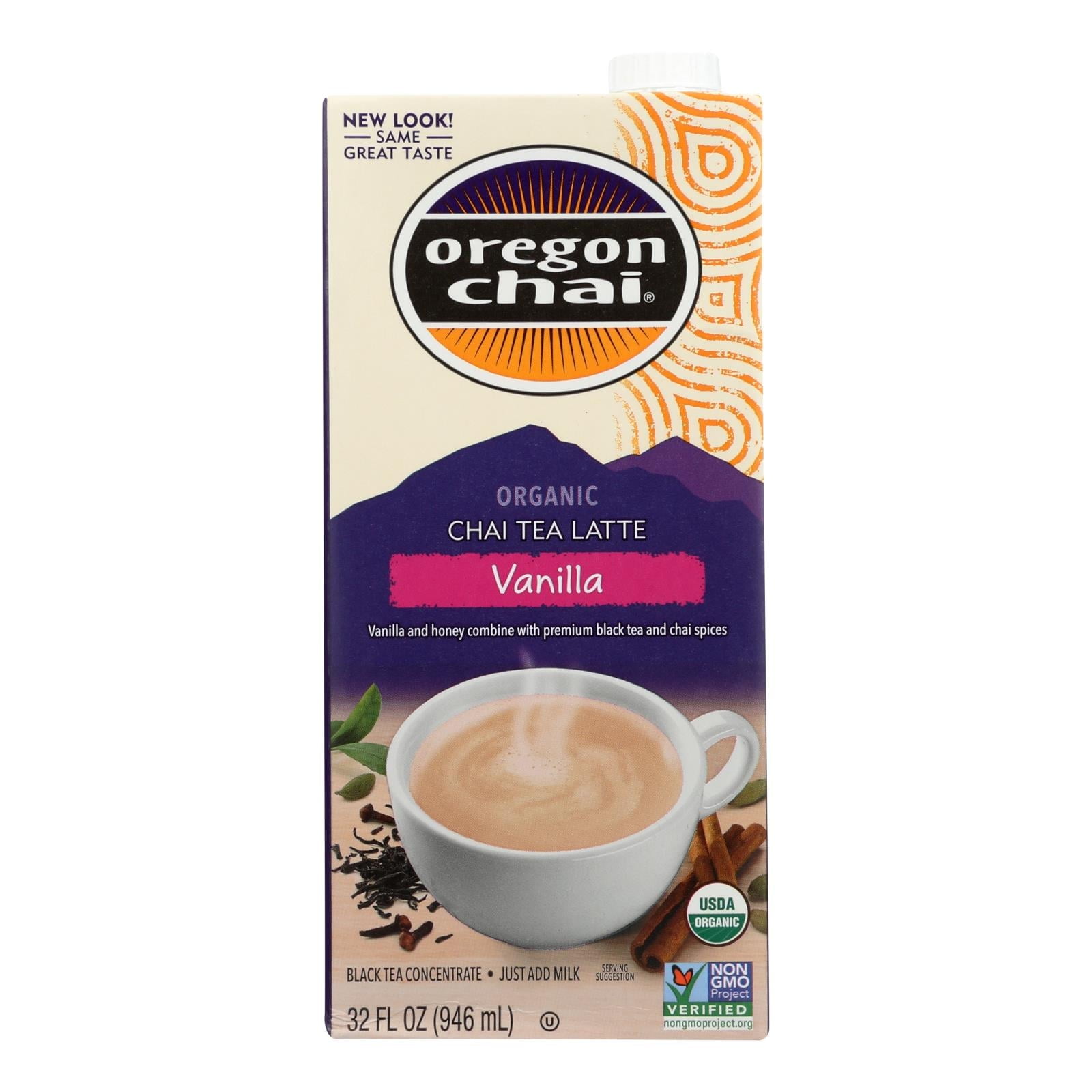 Oregon Chai Tea Latte Concentrate - Vanilla - Case of 6 - 32 Fl oz ...