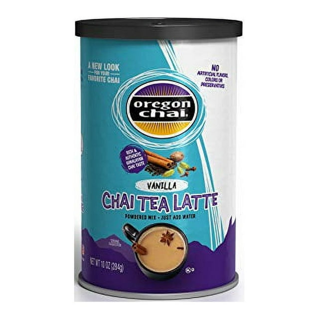 Oregon Chai Vanilla Chai Tea Latte Powdered Mix, 10 Ounce - Walmart.com
