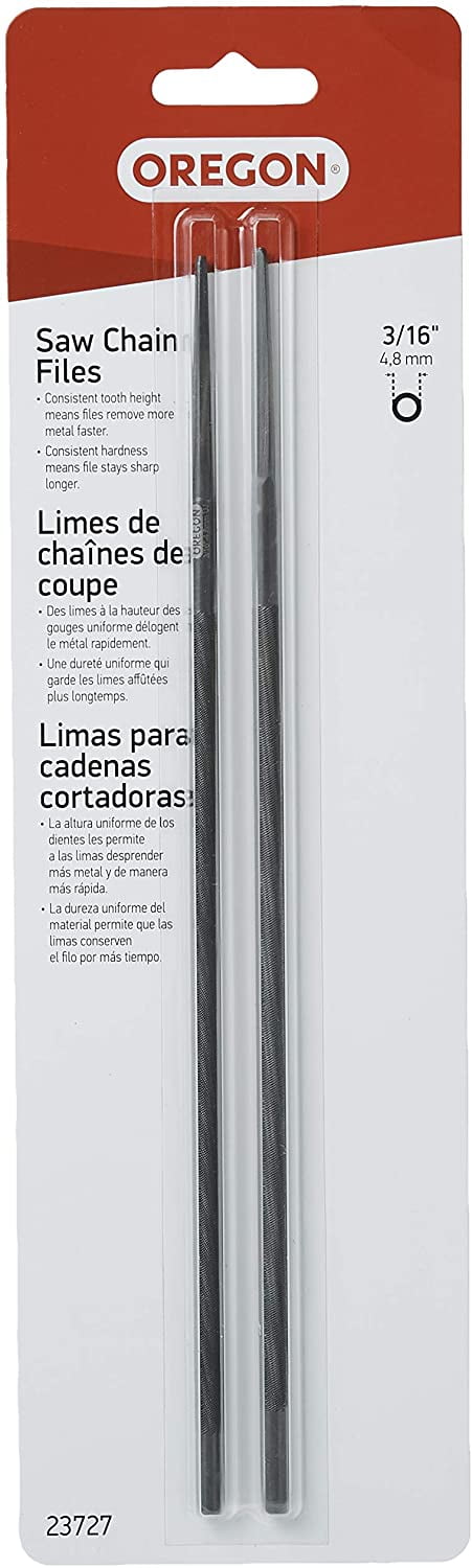 Oregon Double-Cut Chainsaw Files, 3/16in., 2-Pk., Model# 23727 ...