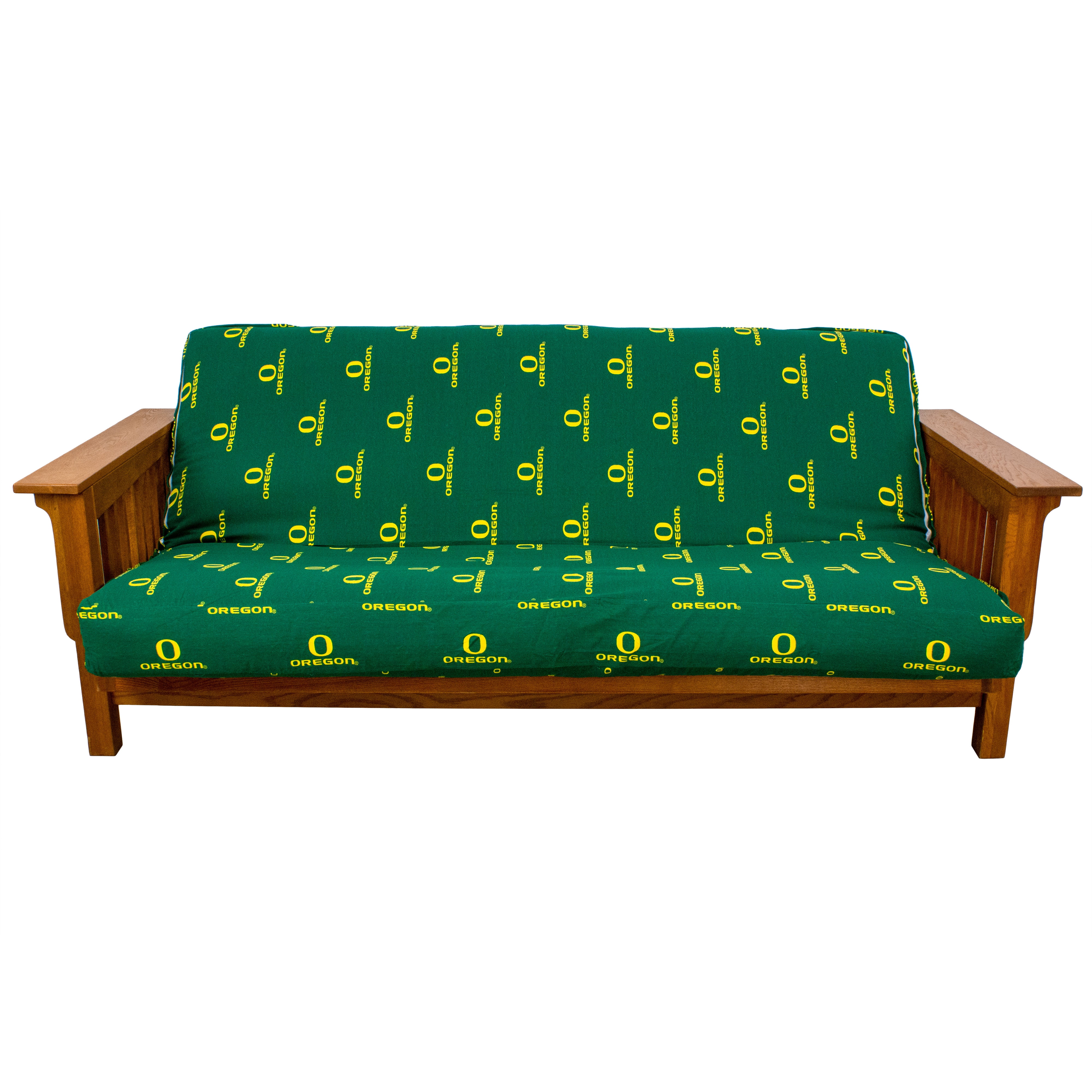 Oregon Ducks Futon Cover - Full size fits 6 and 8 inch mats - Walmart.com