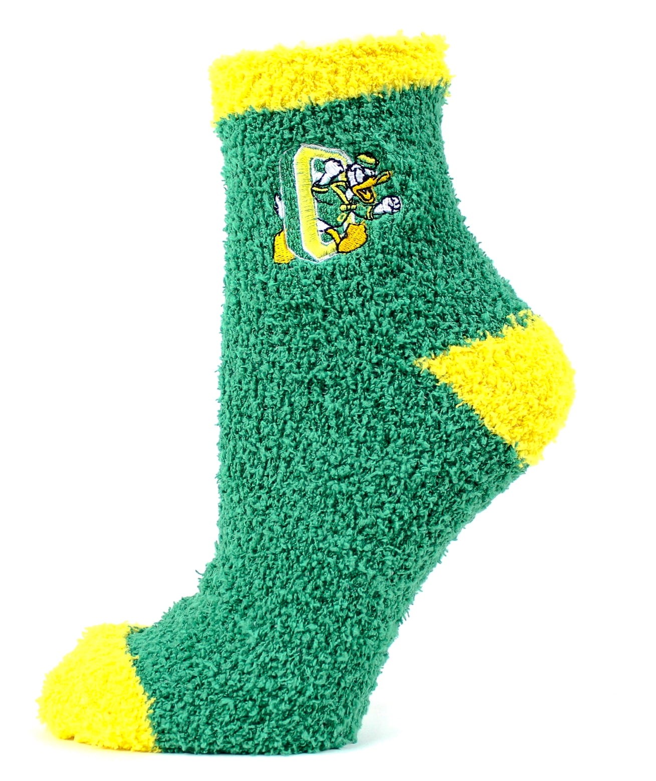 Donegal Bay Oregon Ducks Fuzzy Ankle Socks - Unisex One Size - Warm and ...
