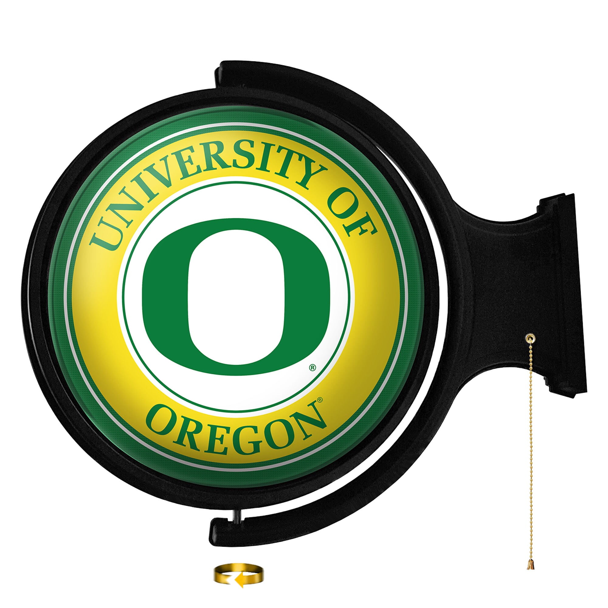 Oregon Ducks Team Logo 21'' x 23'' Rotating Lighted Wall Sign - Walmart.com