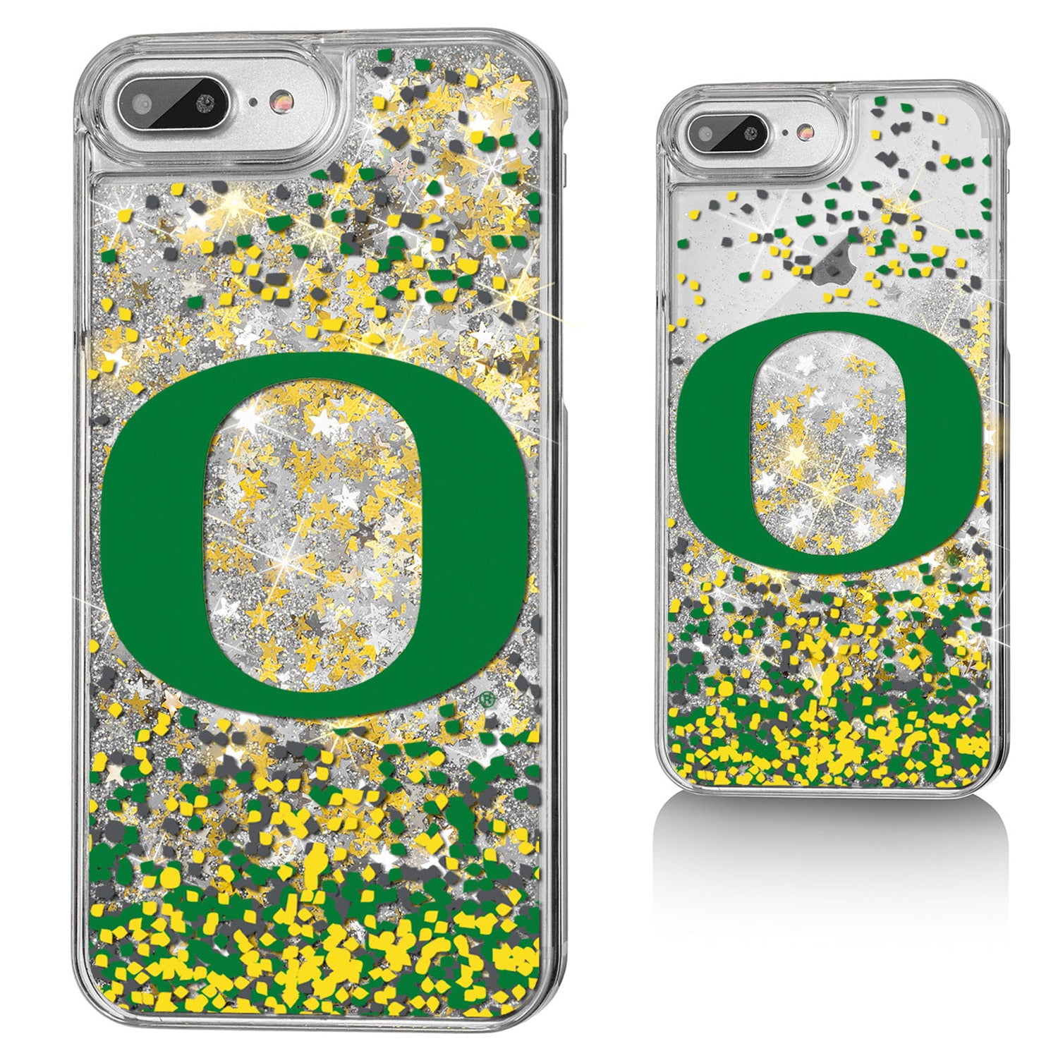Oregon Ducks iPhone Glitter Confetti Design Case - Walmart.com