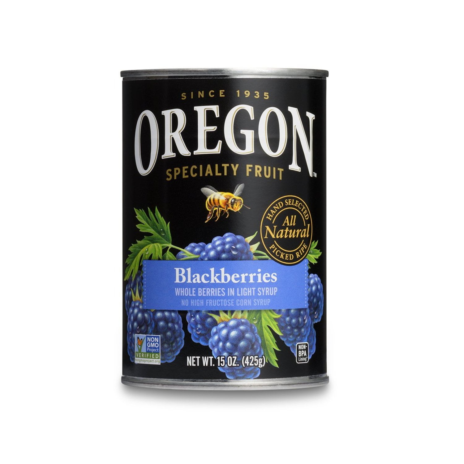 Oregon Fruit Blackberries in Syrup, 15-Ounce Cans (Pack of 8) - Walmart.com