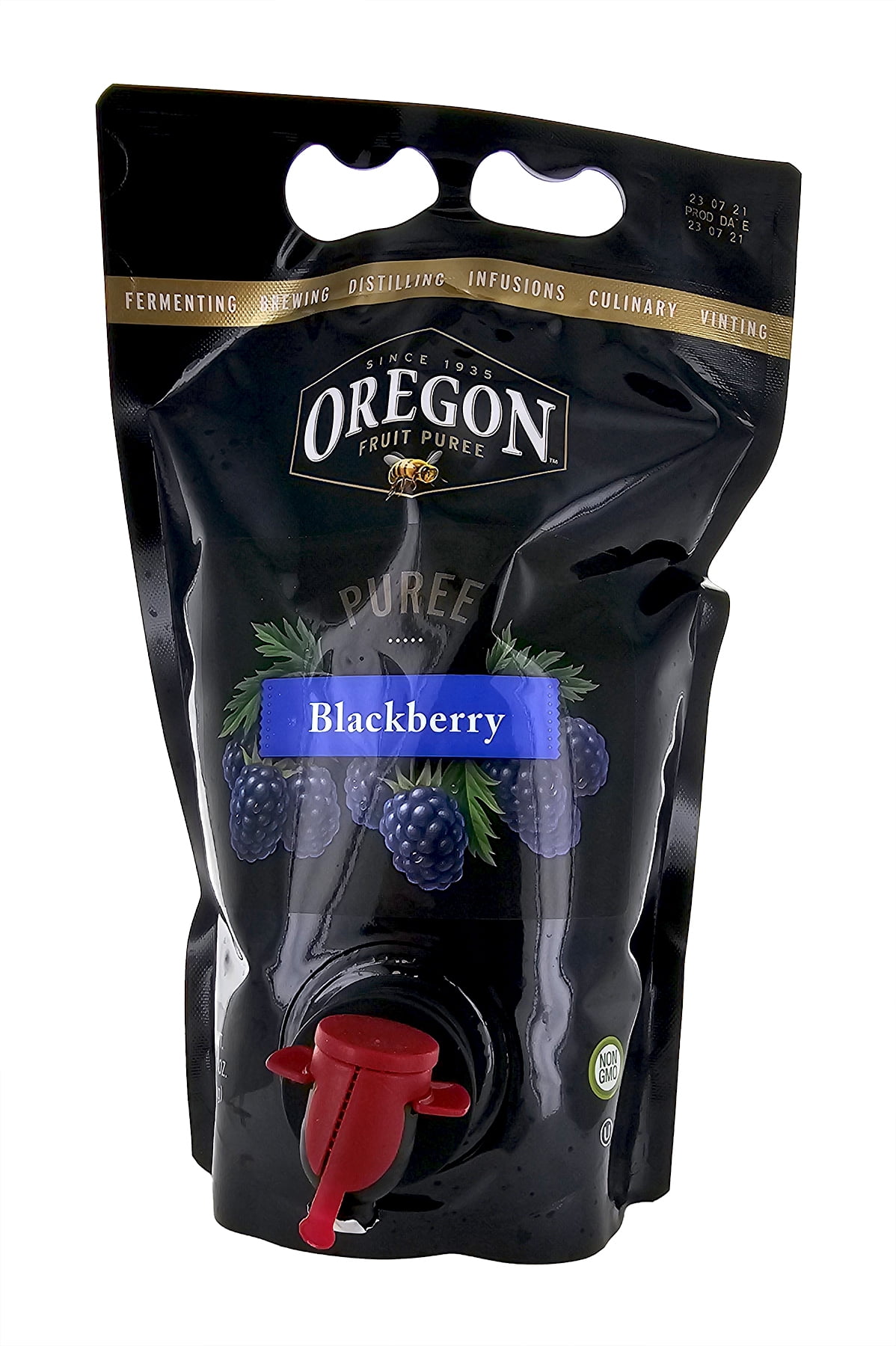 Oregon Fruit Blackberry Puree 49oz Pouch - Walmart.com
