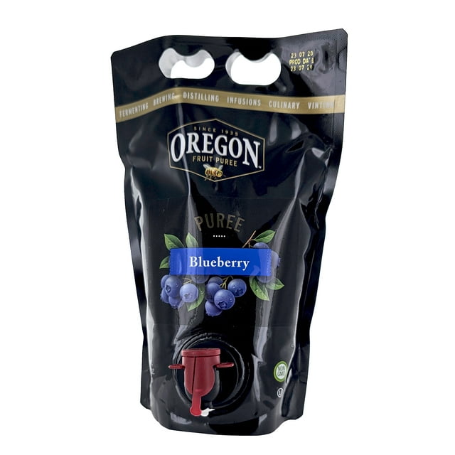 Oregon Fruit Blueberry Puree 49oz Pouch - Walmart.com