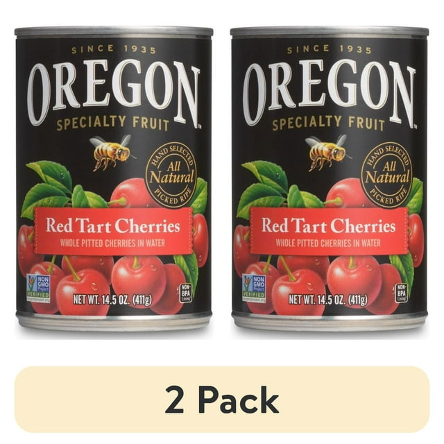 Oregon Fruit Red Tart Cherries in Water, 14.5 oz Can - Walmart.com