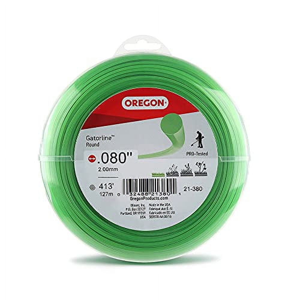 Oregon Gatorline 1-Pound Round String Trimmer Line, .080-inches x 413 ...