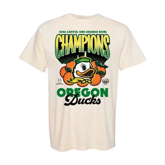 Oregon Jan 1st 2026 Orange Bowl Champions T-shirt - Walmart.com