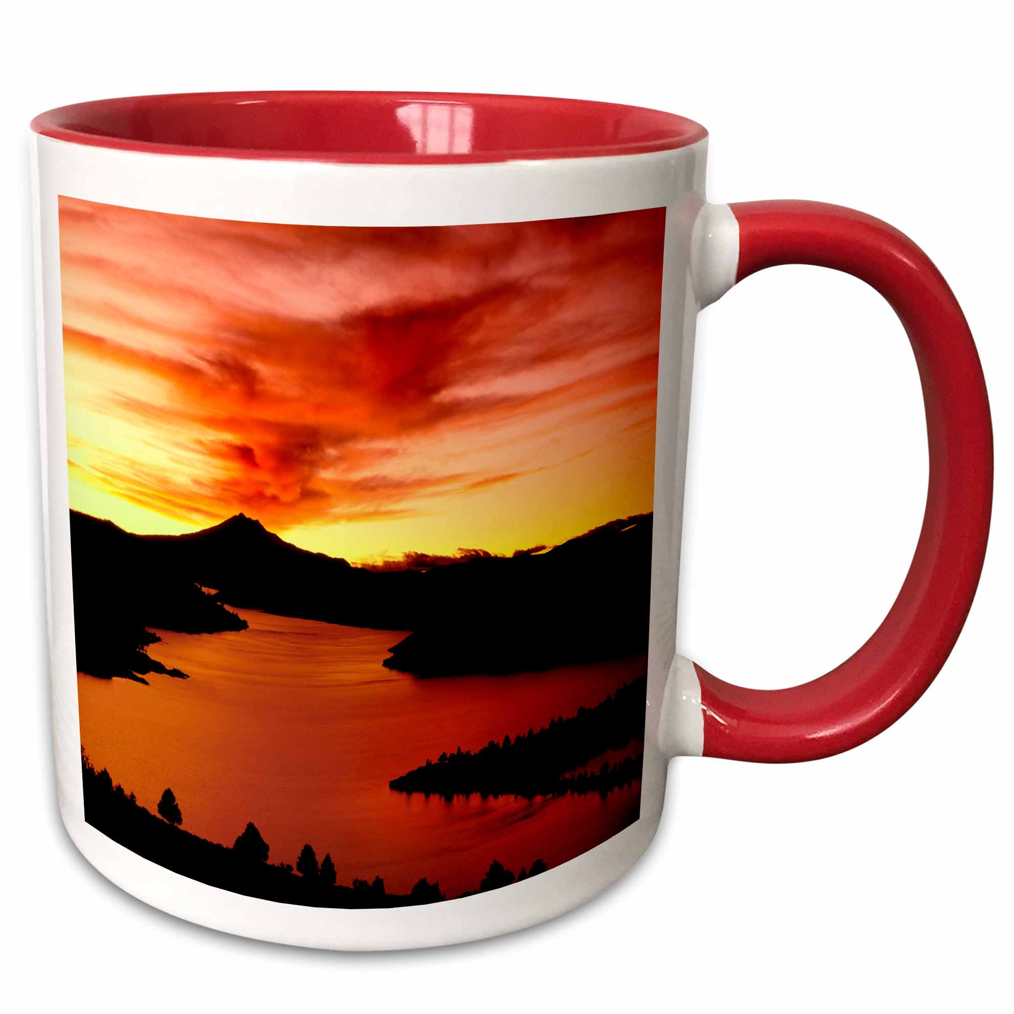 3drose, Oregon, Lake Billy Chinook, Below Mt. Jefferson - Us38 Bja0130 ...