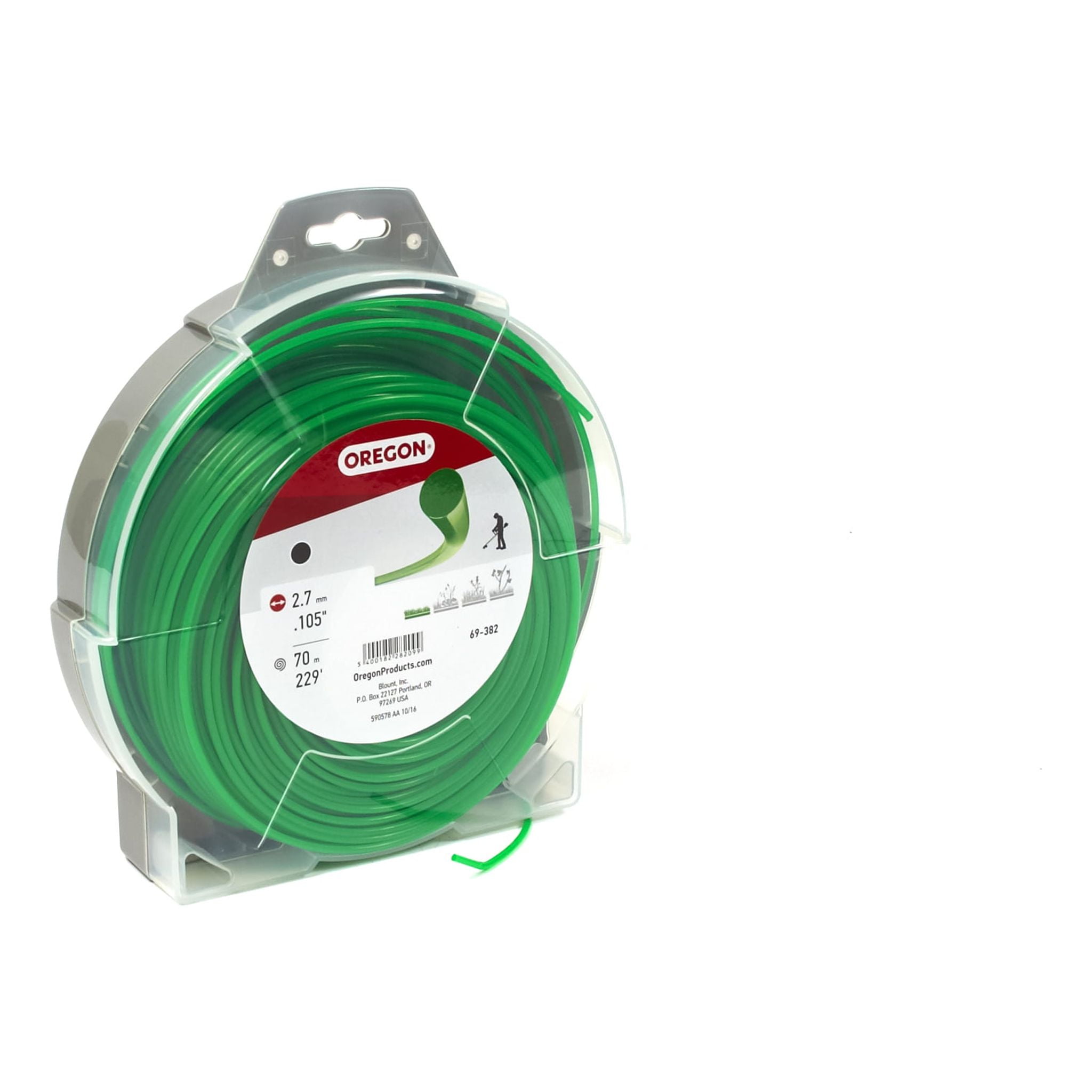 Oregon OEM 69-382 Trimmer Line, Round 2.7Mm 1Lb - Walmart.com