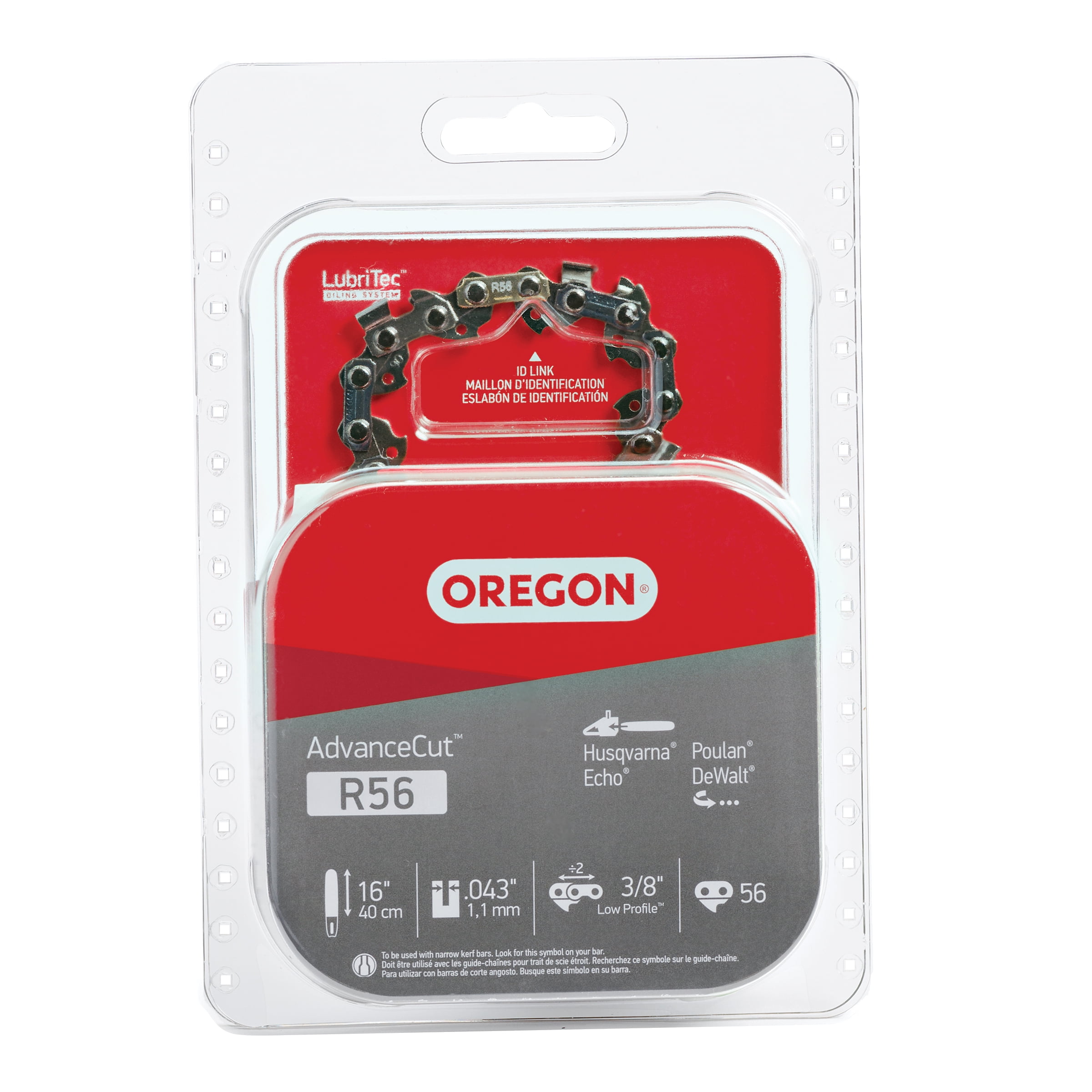 Oregon, Saw Chain, 16" Bar R56 AdvanceCut, 56 Drive Links - Walmart.com