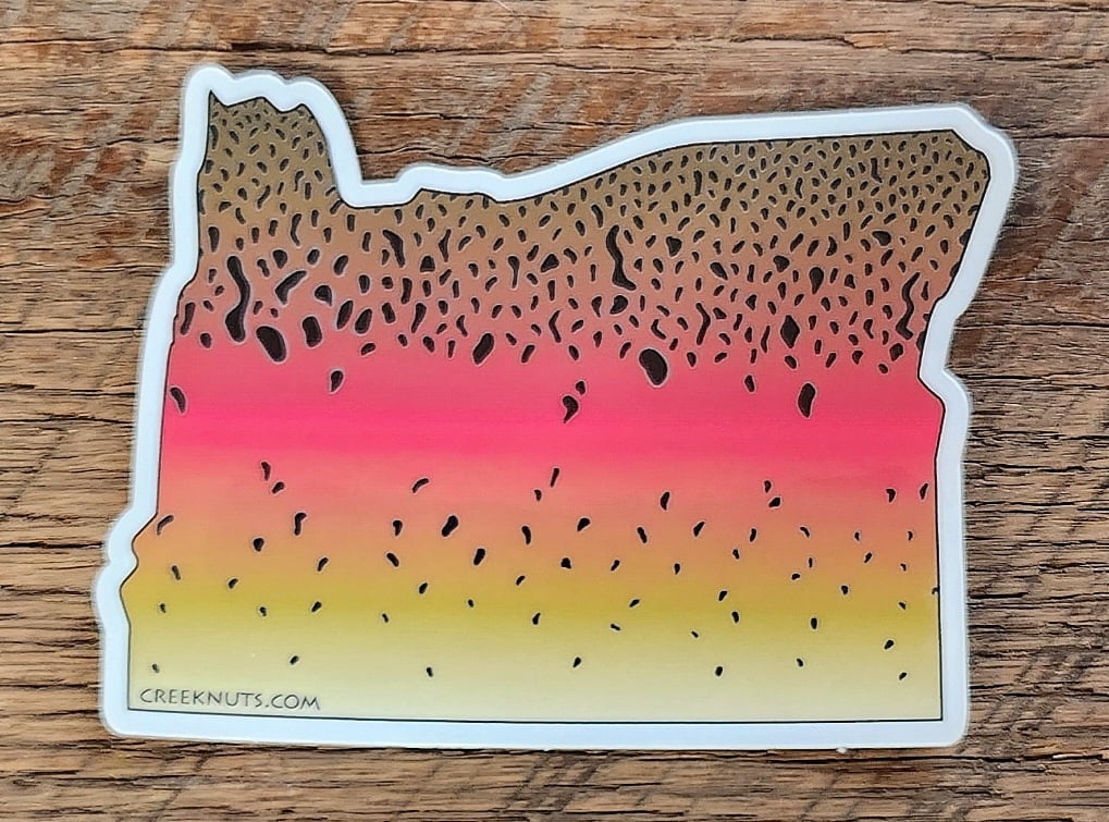 Oregon Rainbow Trout Skin Sticker Decal - Walmart.com