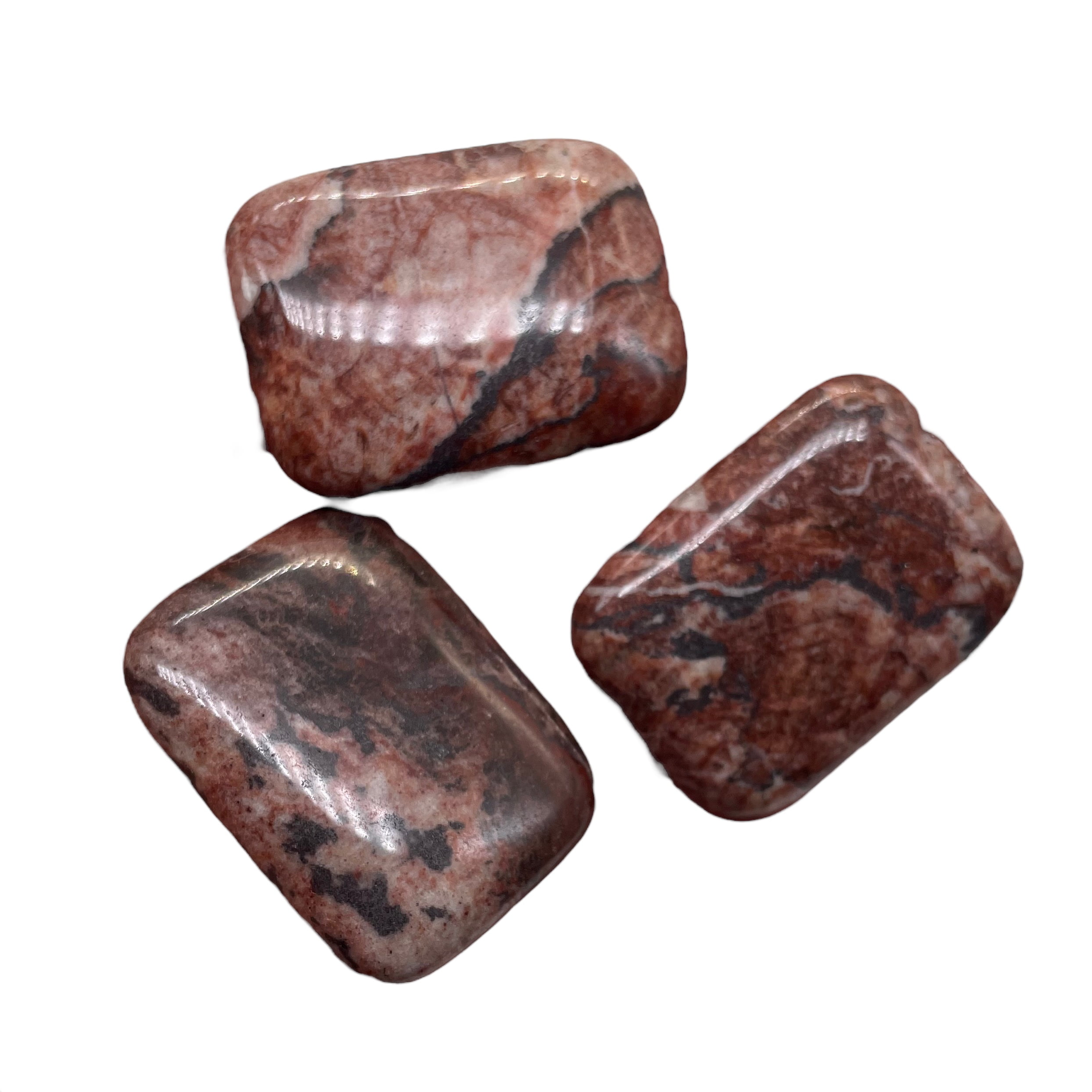 Oregon Red Devil Jasper Rectangle Pendant Beads | 40x30x10mm | 3 Beads ...