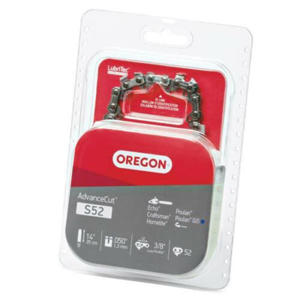 Oregon S52 AdvanceCut 14" Chain, 91PX, 52 Drive Links, 3/8" Low Profile ...