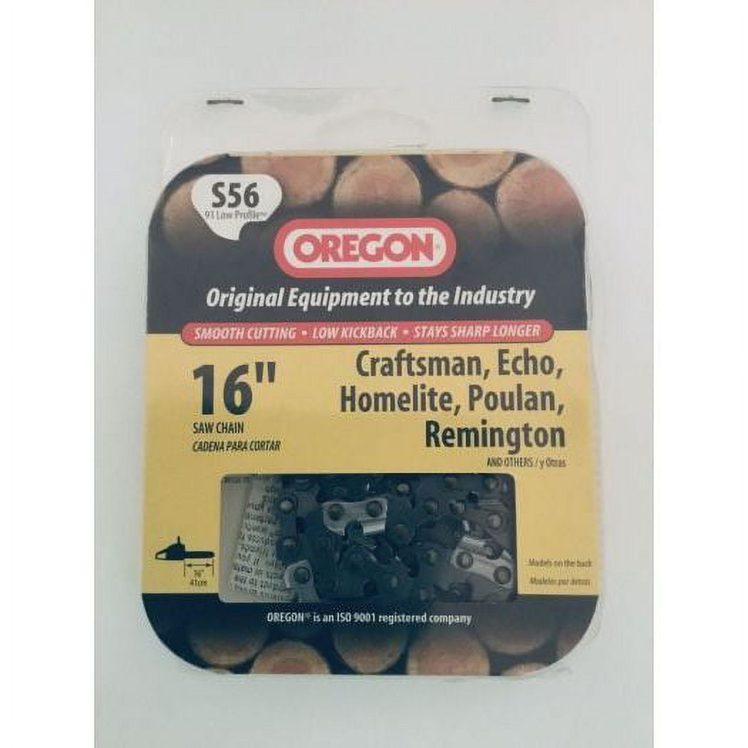 Oregon S56 91 Low Profile 16" Saw Chain Smooth Cutting - Walmart.com