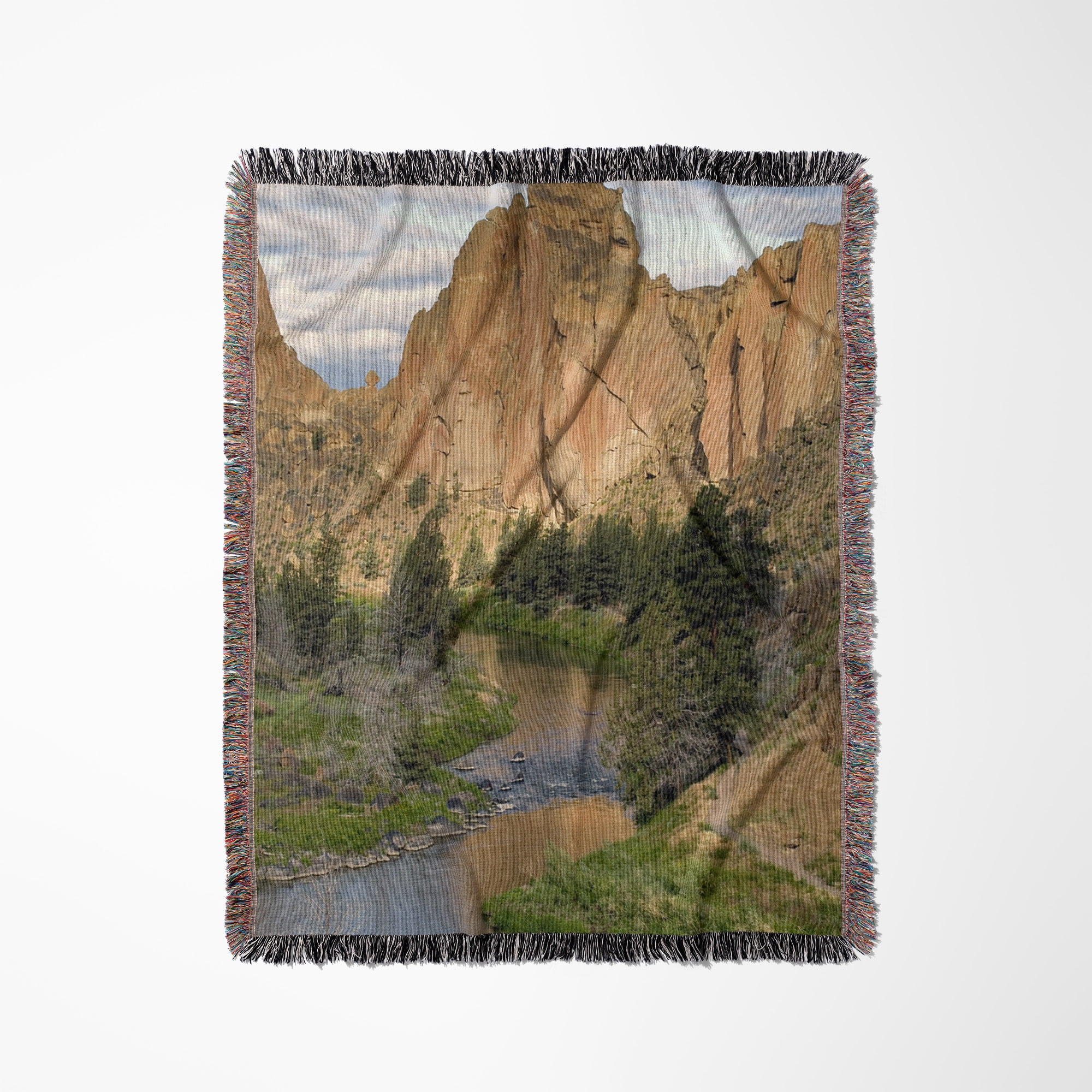 Oregon, Smith Rocks Sp. Rock Faces, Crooked River - Us38 Rer0165 - Ric ...