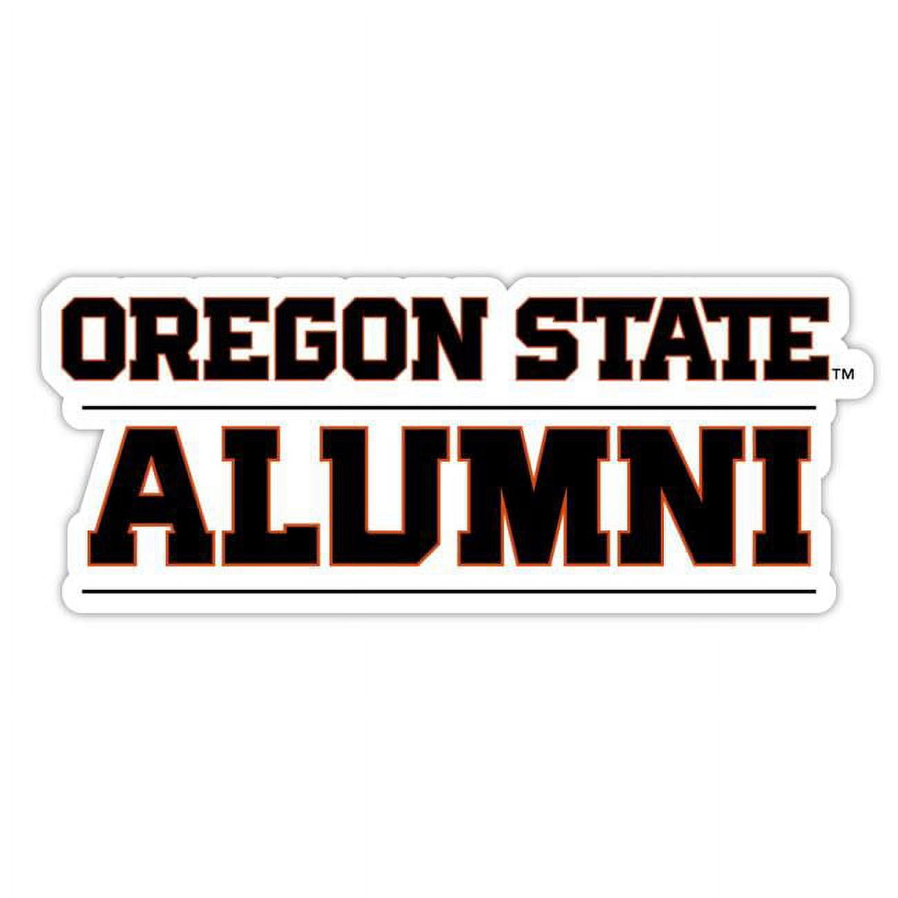 Oregon State Beavers 4 in. Laser Cut Alumni Vinyl Decal Sticker - Pack ...