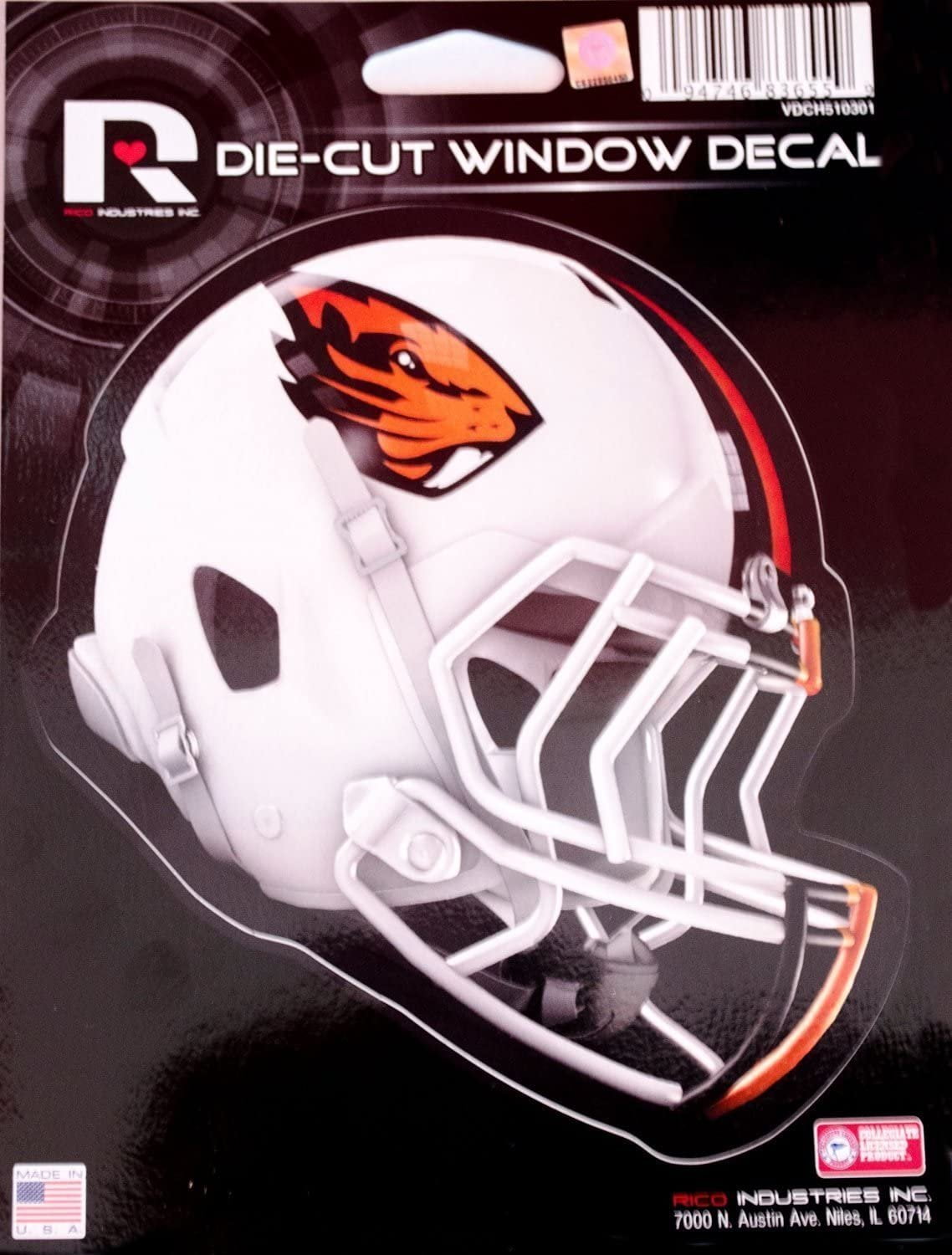 Rico Oregon State Beavers 6" Helmet Die-Cut Window Decal - Walmart.com