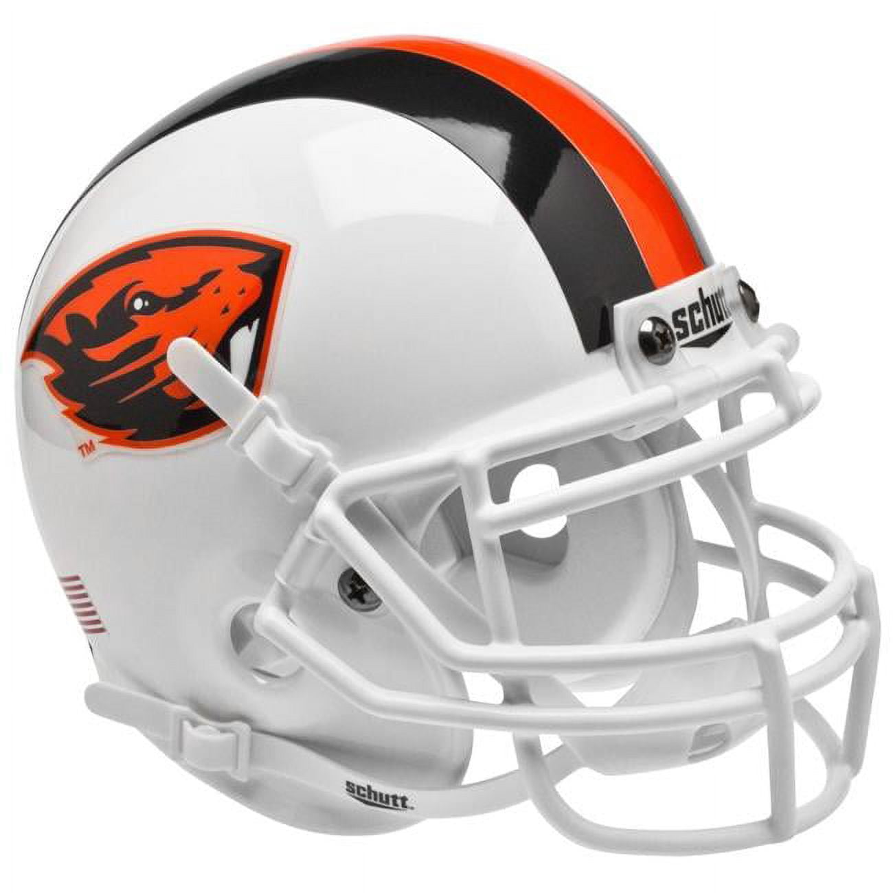 Oregon State Beavers Helmet Schutt Replica Mini Alternate 1 White ...