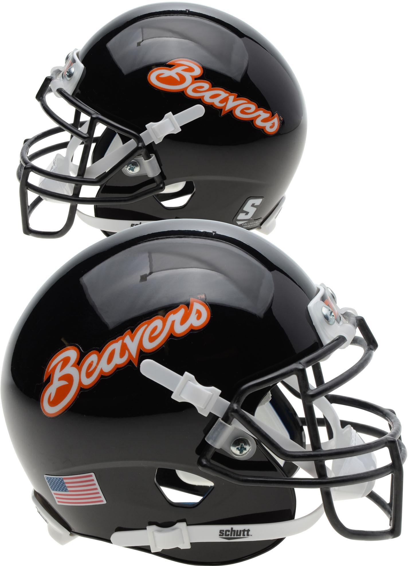Oregon State Beavers Schutt "Beavers" Script Mini Football Helmet ...