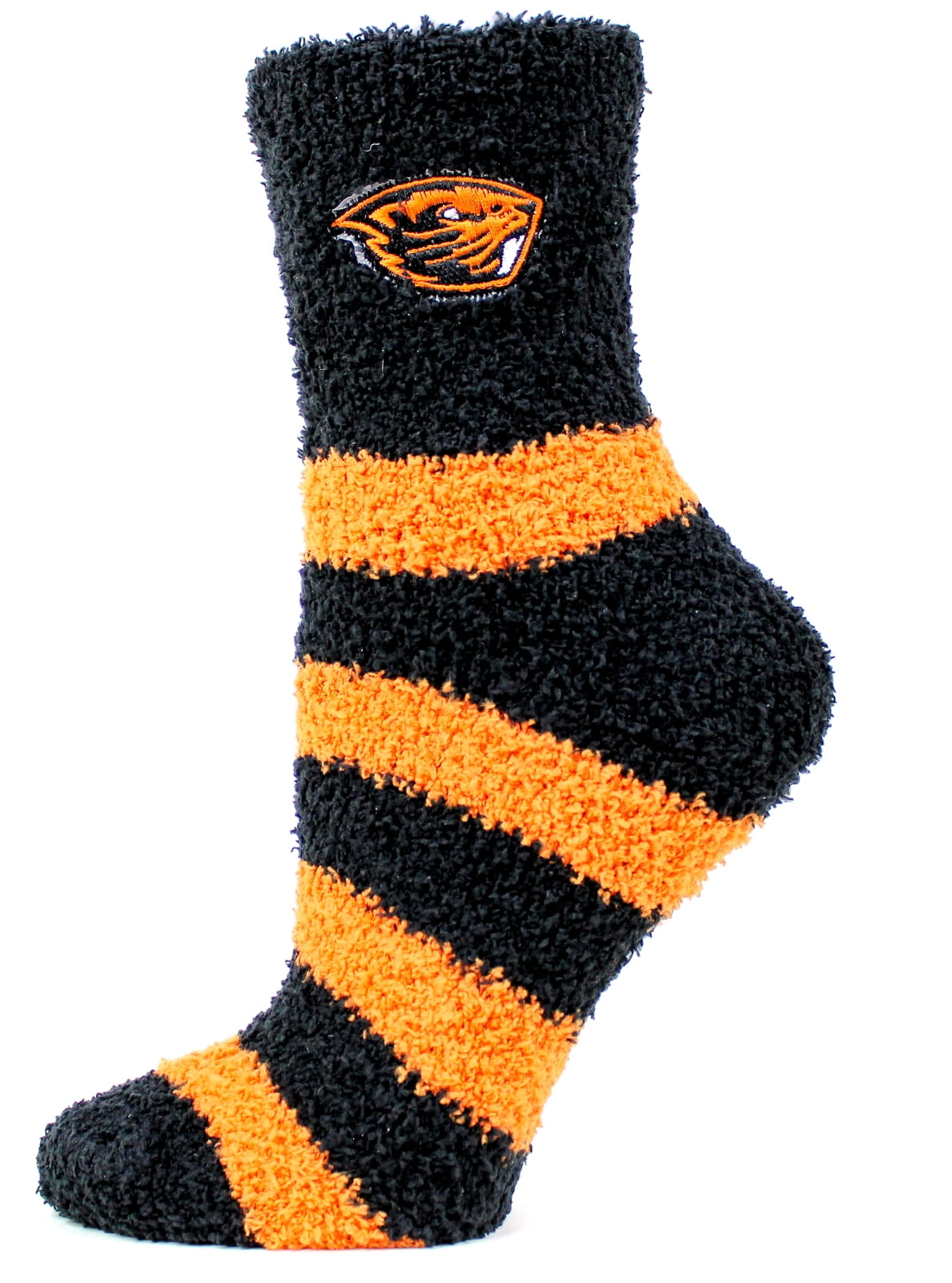 Donegal Bay Oregon State Beavers Striped Fuzzy Socks - Warm Cozy ...