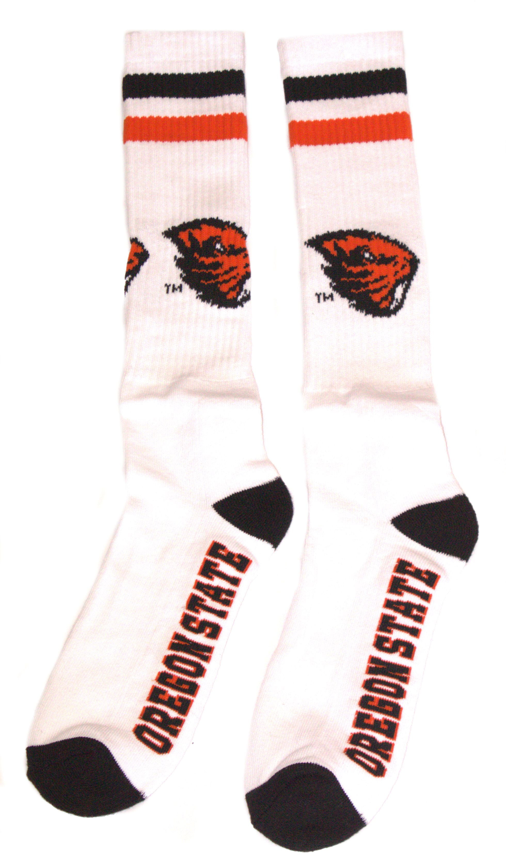 Oregon State Beavers White Tube Socks - Donegal Bay - Unisex - One Size ...