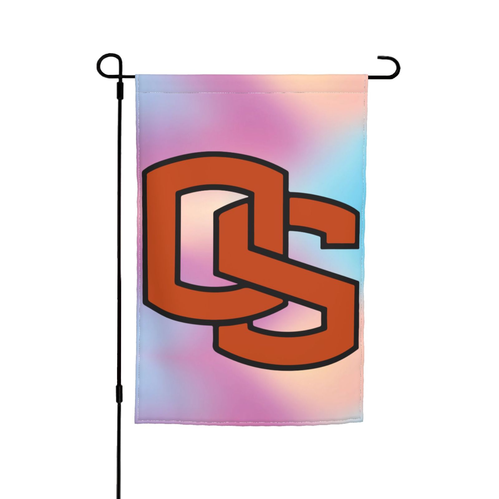 Oregon State Text Logo Garden Flag 12x18 Inch, Double Sided Outside ...