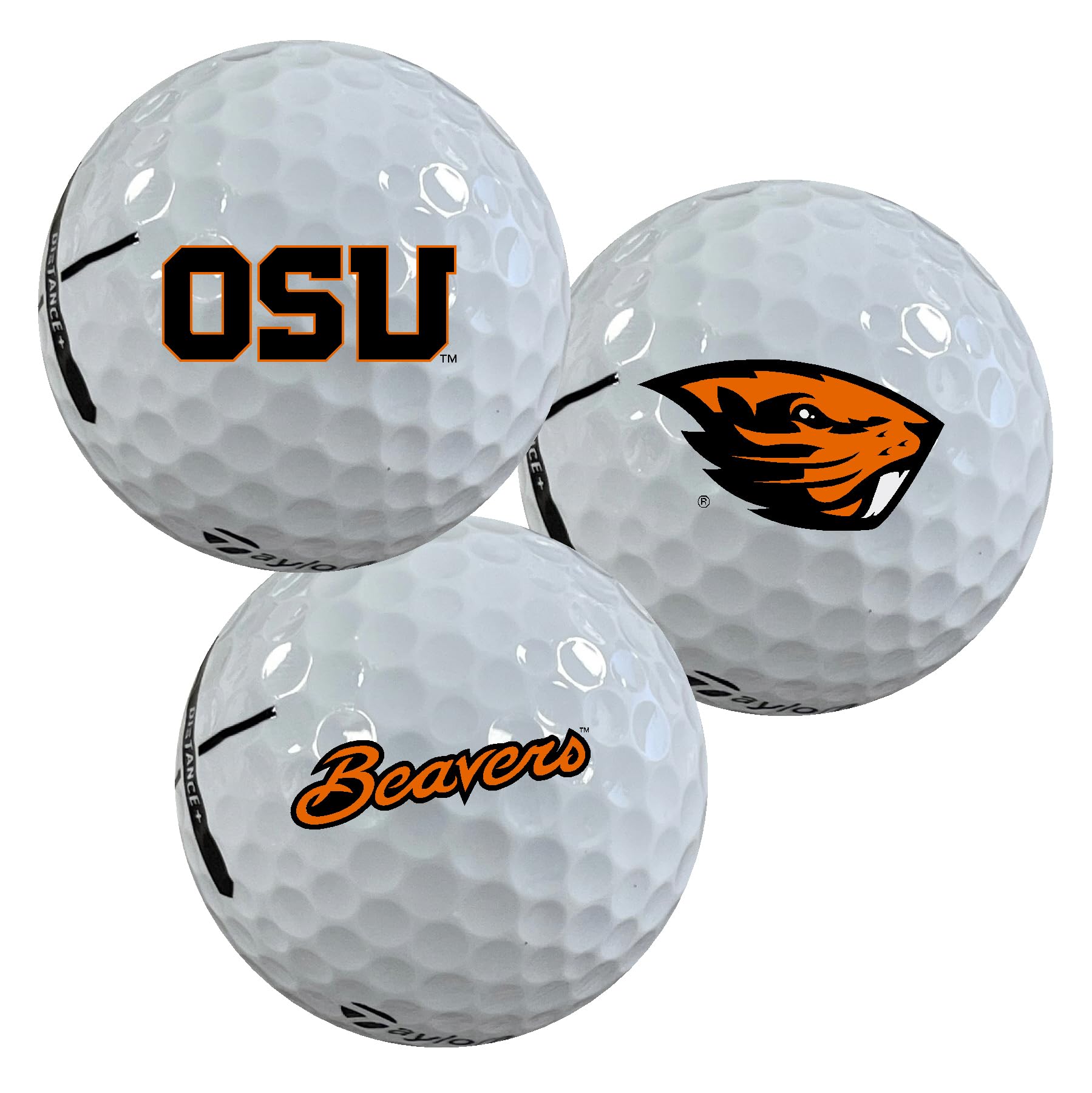 Oregon State University Beavers Logo Edition Taylormade Distance+ Golf ...