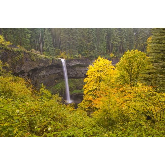 Oregon United States of America - South Silver Falls In the Autumn In ...