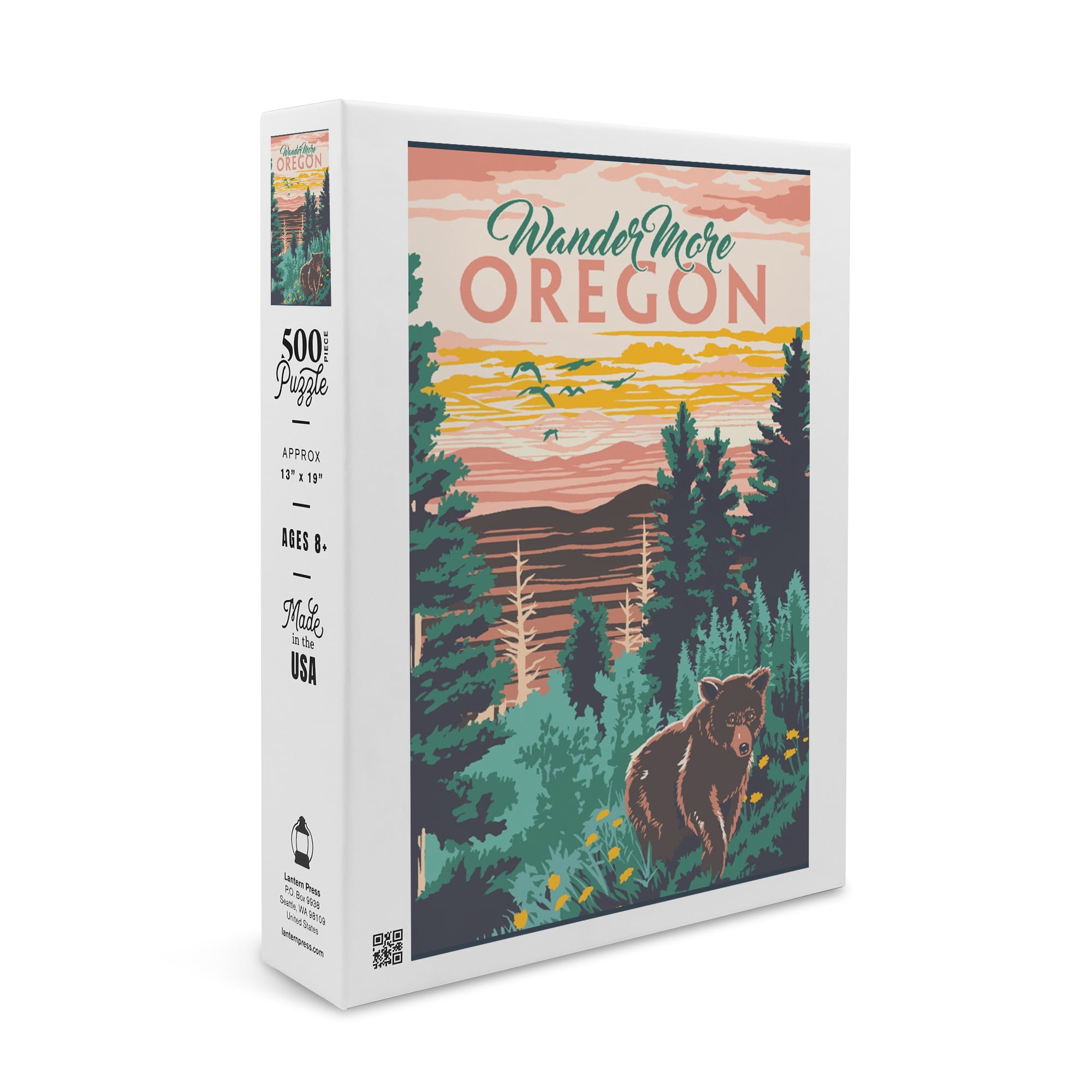 Oregon, Wander More, Explorer Series (19x27 inches, Premium 500 Piece ...
