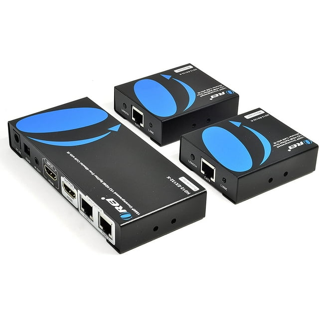 Orei 1x2 HDMI Extender Splitter Over CAT6/7 Up to 132 ft @1080P (HD12 ...