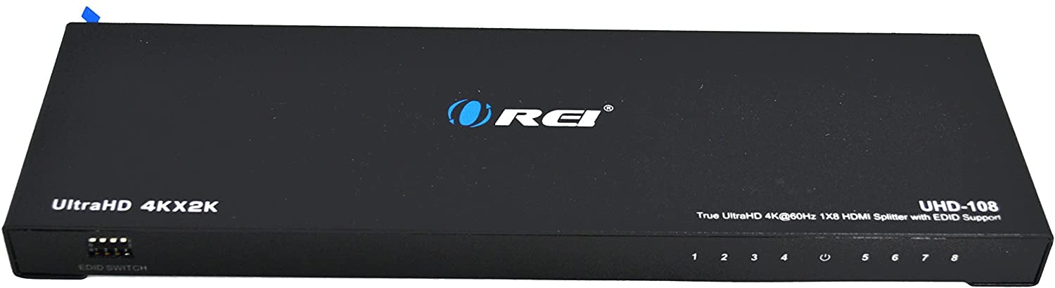 Orei 1x8 2.0 HDMI Splitter 8 Ports with Full Ultra HDCP 2.2, 4K at 60Hz ...