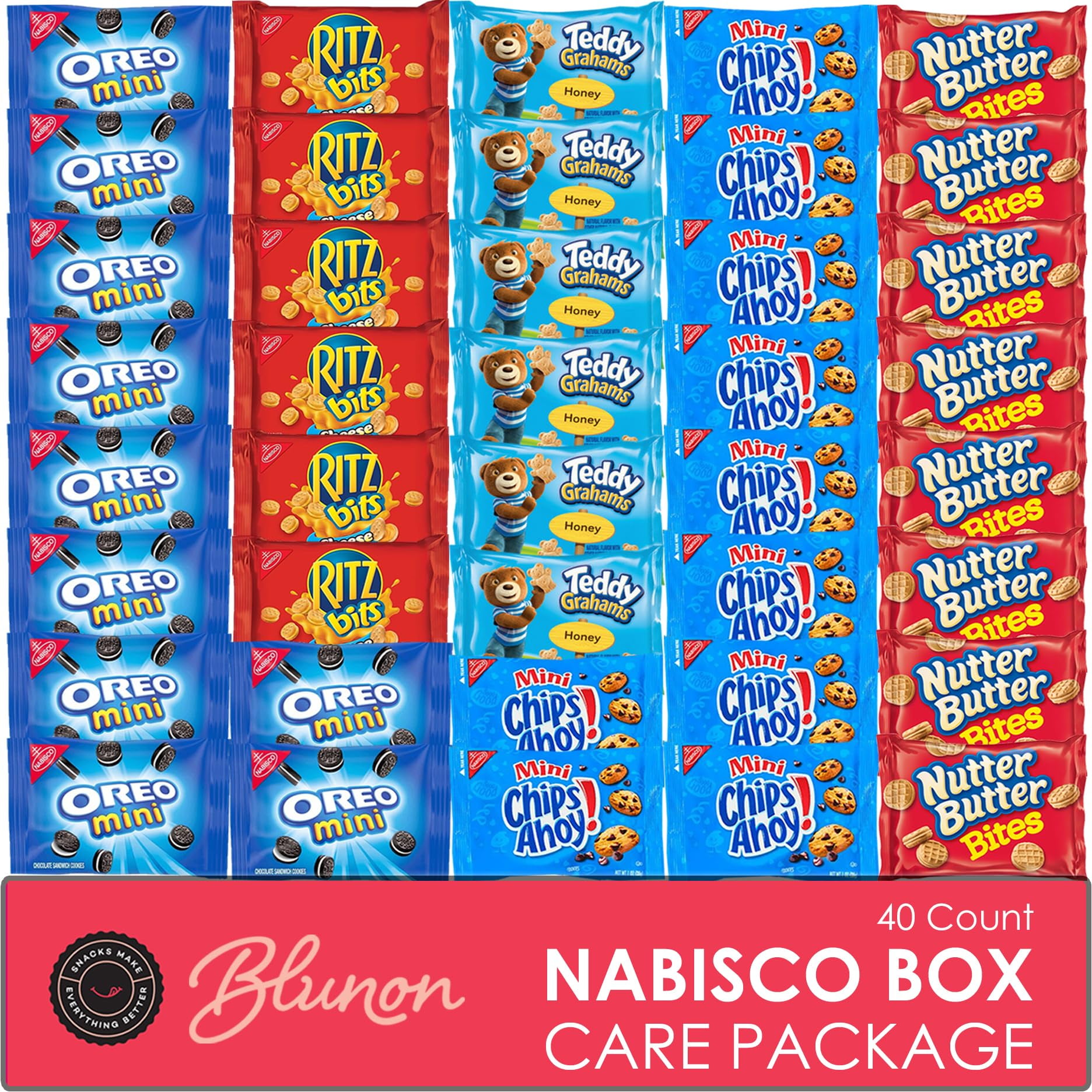 Oreo, Chips Ahoy, Ritz, DEF29 Nutter Butter, Teddy Grahams Variety Pack ...