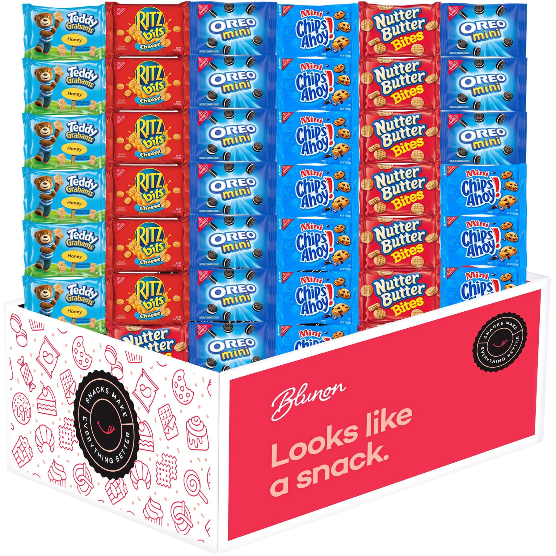 Oreo, Chips Ahoy, Ritz, OIF8 Nutter Butter, Teddy Grahams Variety Pack ...