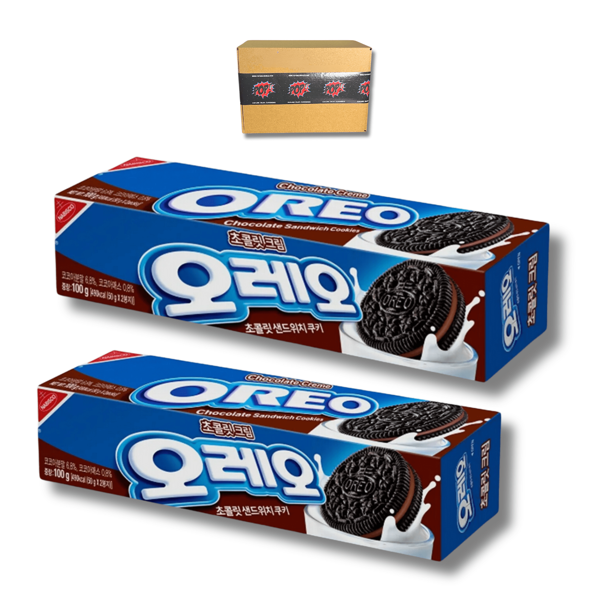 Oreo Chocolate Creme Sandwich Cookie | 94g x 2 Boxes | NABISCO | Korean ...