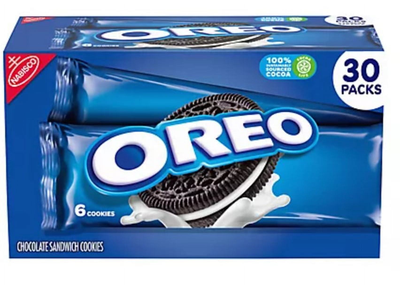 Oreo Chocolate Sandwich Cookies, 30 pk./2.4 oz. - Walmart.com