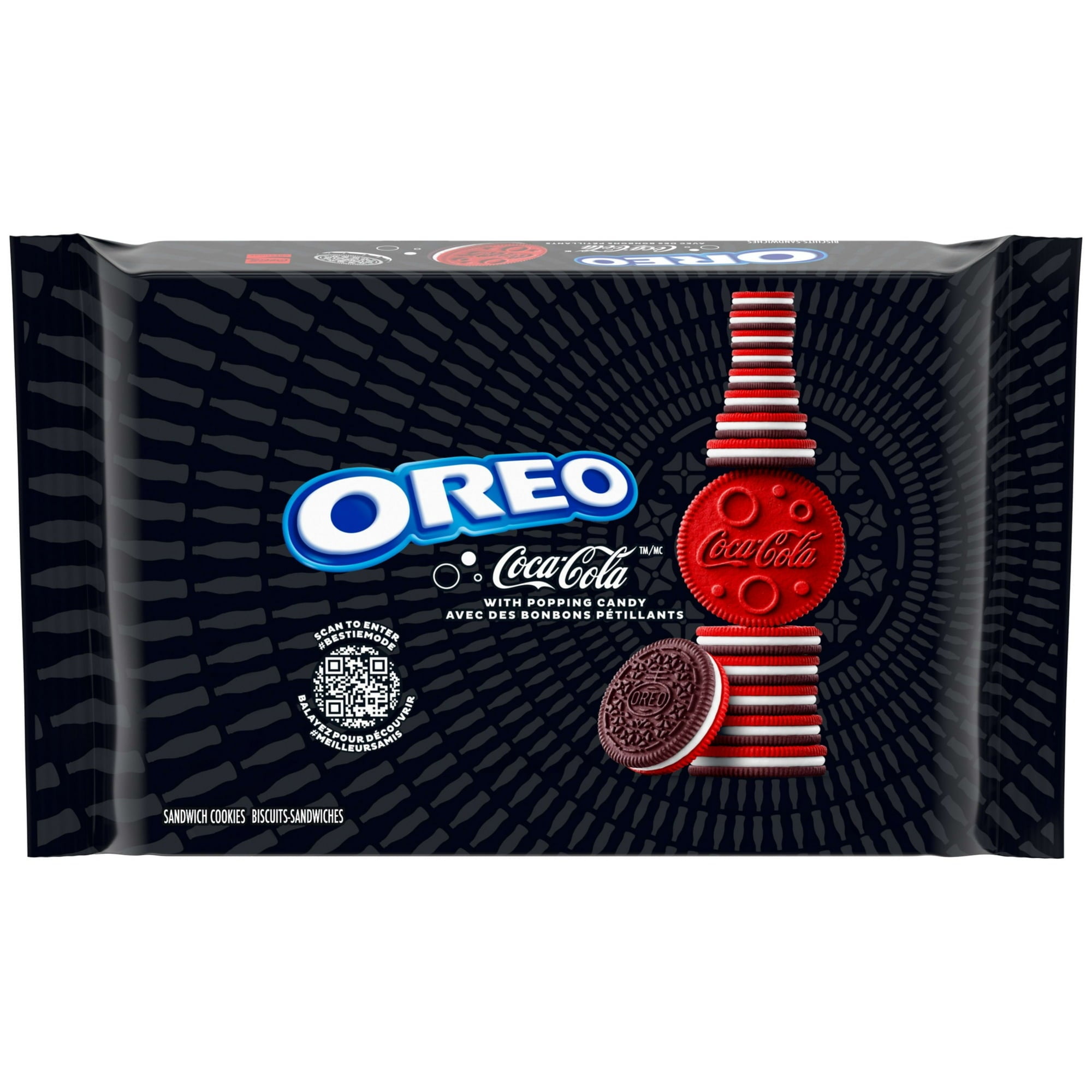 Oreo Coca-Cola Sandwich Cookies with Popping Candy 303g/10.6 oz ...
