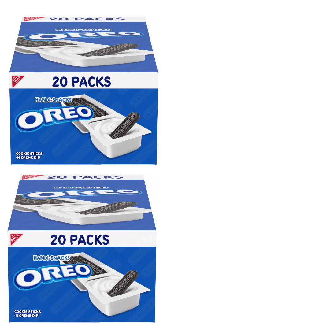 Oreo Cookie Sticks N Creme Dip Snack Packs 20ct Pack of 2 - Walmart ...